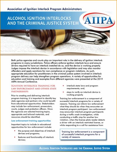 Alcohol Interlocks Archives - Traffic Injury Research Foundation