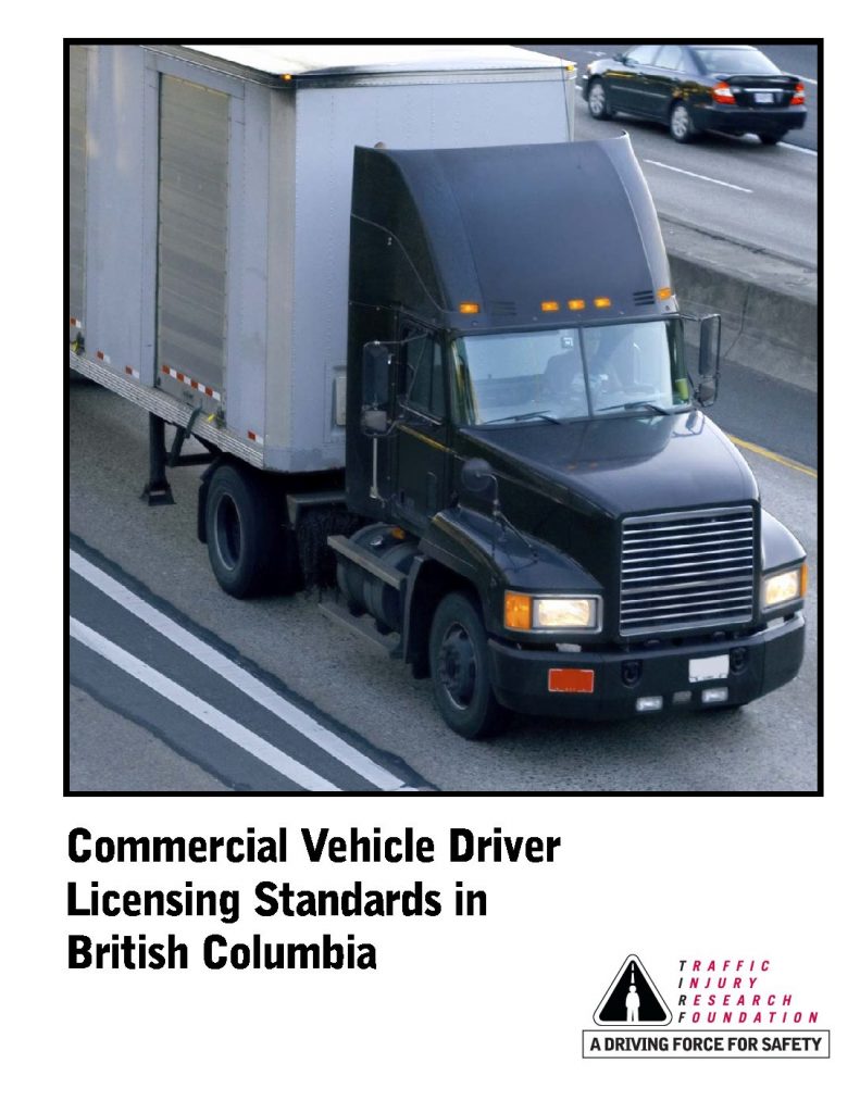 Commercial Driver Licensing Standards in British Columbia - Traffic ...
