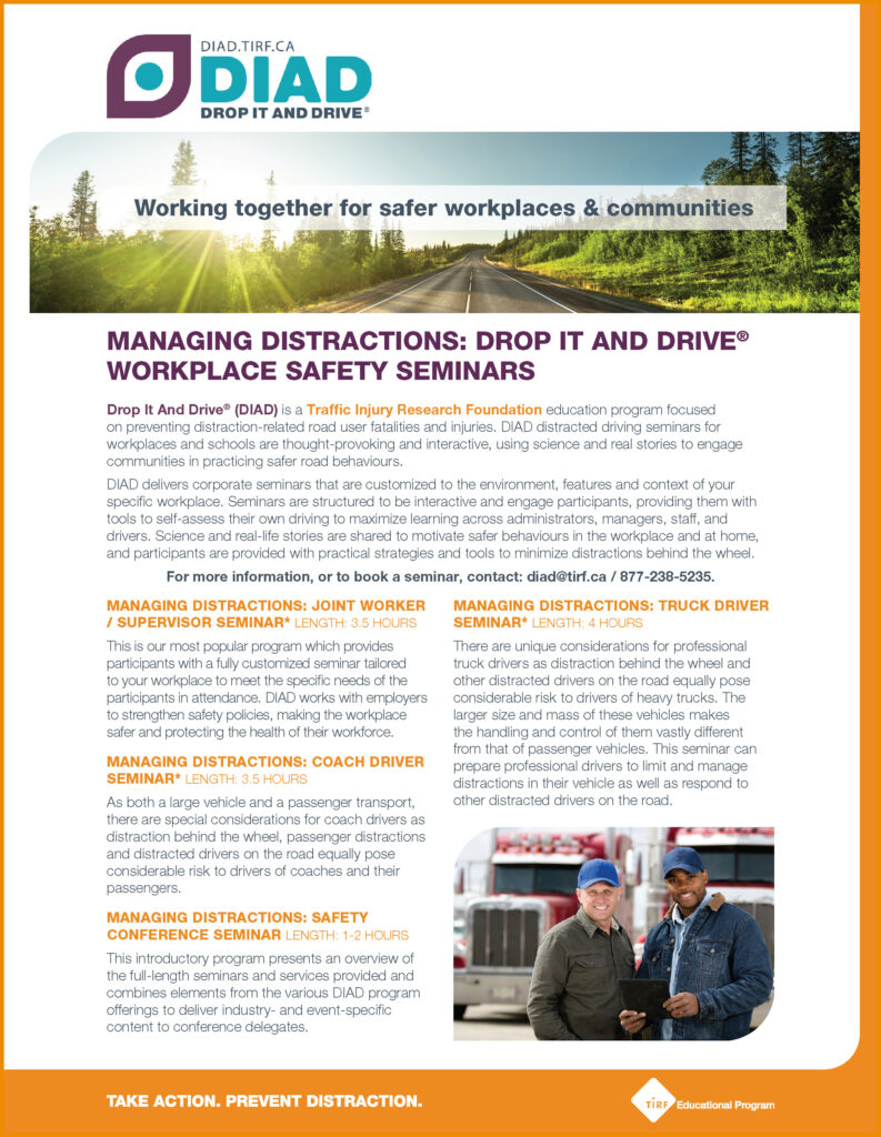 DIAD - Traffic Injury Research Foundation