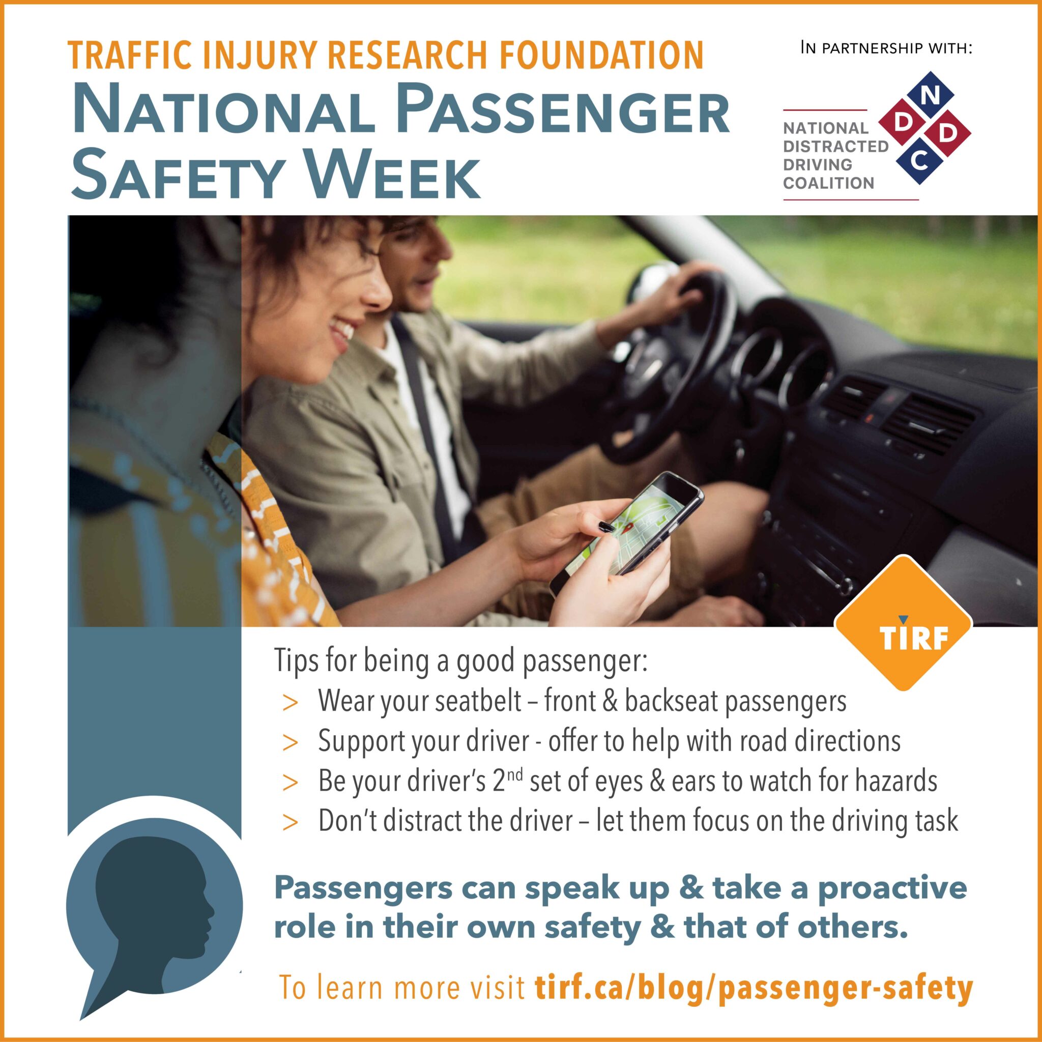 Passengers play crucial role in preventing distracted driving - Traffic ...